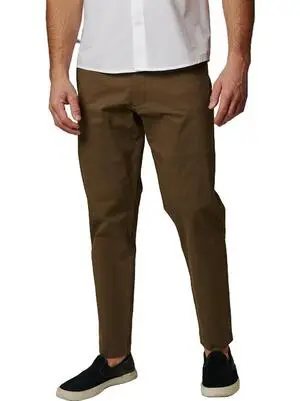 LEISURE LAB Stretch Cotton Chino Pant Kelp