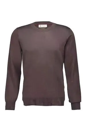 Brunello Cucinelli Cotton Jumper - Brown