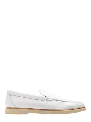 Magnanni Leather Loafers - White