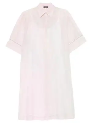 PESERICO Peserico Semi-Sheer Midi Shirt Dress