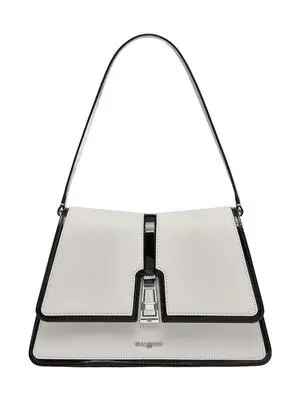 Karl Lagerfeld Paris Mercerie Shoulder Bag White Black