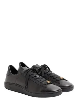 Valentino Garavani Valentino Garavani VLOGO Leather Sneakers Nero/green/nero