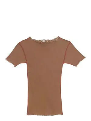 BASERANGE Vein T-shirt - Brown