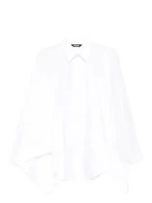 MOOHONG Square-sleeved Shirt - White