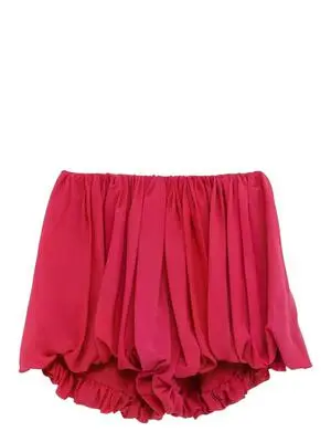 Chloé Silk Shorts - Red