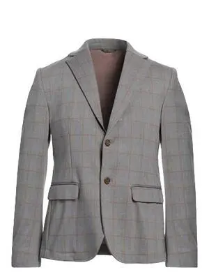 DANIELE ALESSANDRINI Blazer Size Polyester, Viscose, Elastane - Grey