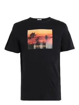 BIKKEMBERGS T-shirt Size Cotton - Black
