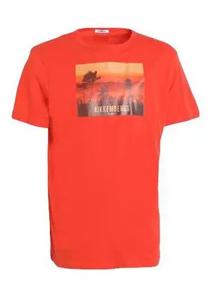 BIKKEMBERGS T-shirt Size Cotton - Orange