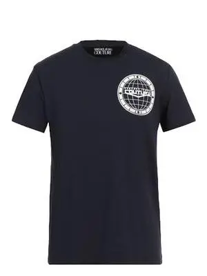 Versace T-shirt Midnight Size Cotton, Elastane - Blue