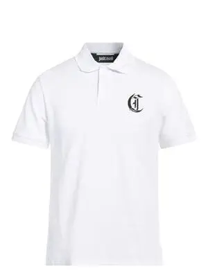 Just Cavalli Polo Shirt Size Cotton - White