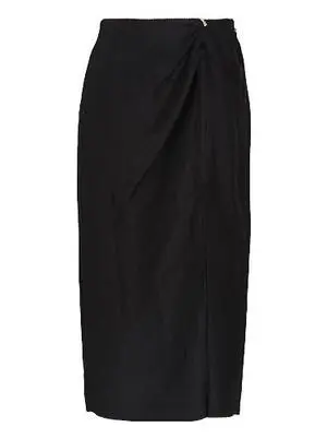 Sandro Midi Pencil Skirt - Black