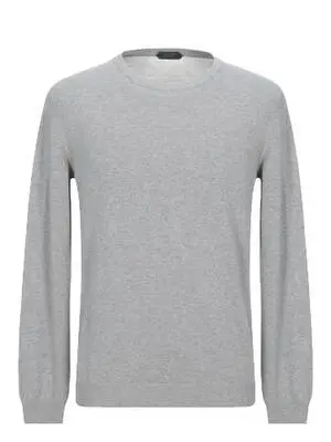 ZANONE Light Cotton Sweater - Grey