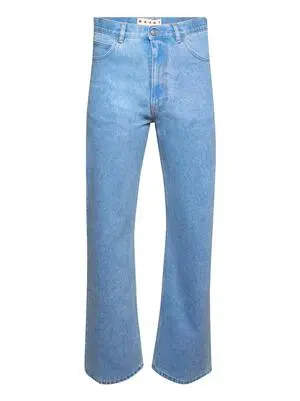 Marni Cotton Trousers - Blue