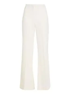 OTTOD'AME OTTOD'AME Flared Crepe Trousers Yellow
