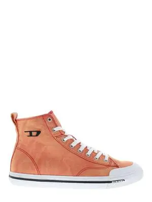 DIESEL Sathos Mid High-top Sneakers - Molten/lava/red