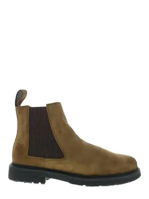 DIESEL® Suede Chelsea Boots Brown
