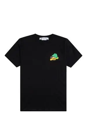 Off-White Brush Arrow Slim Short Sleeve Tshirtin - Black