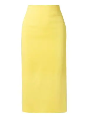 Jacquemus Sablier Draped Midi Skirt - Yellow
