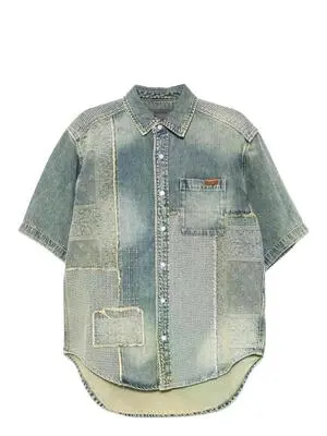 MUSIUM DIV. Denim Shirt - Blue