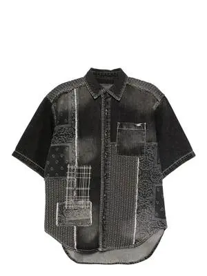 MUSIUM DIV. Denim Shirt - Black