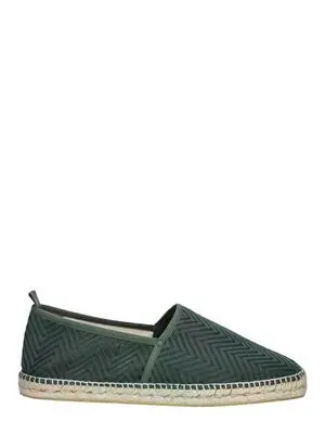 Missoni Corfu Herringbone-pattern Espadrilles - Green