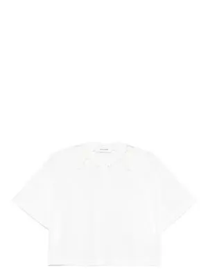 YVES SALOMON Cut-out Blouse - White