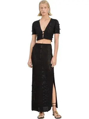 Devon Windsor Haisley Maxi Skirt - Black