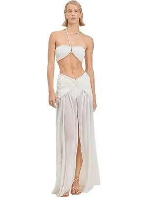 Devon Windsor Cadee Bandeau Maxi Dress - Natural