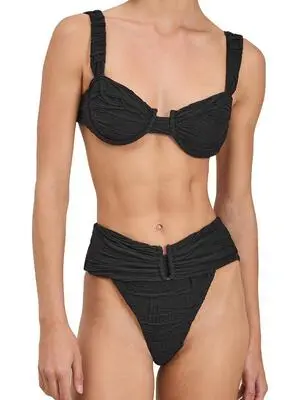 Devon Windsor Wynn Underwire Bikini Top - Black