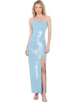 ALICE + OLIVIA Alice + Olivia Fifi Sequin Maxi Dress