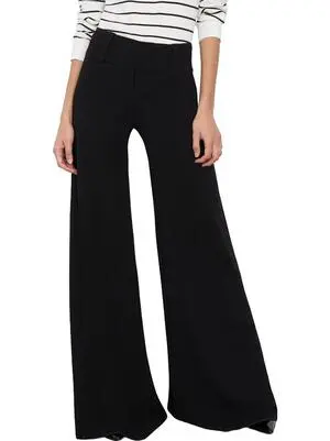 Alice + Olivia Olivia Flared Pant - Black