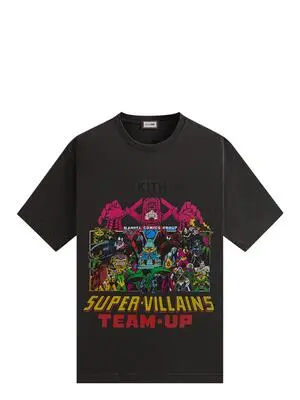 Kith X Marvel Team Up Vintage Tee - Black