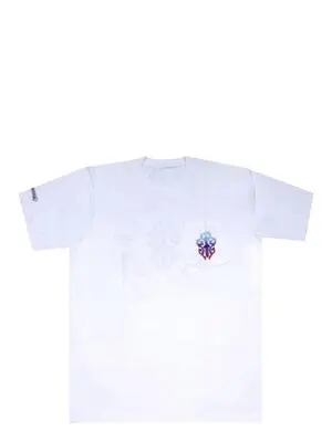 Chrome Hearts Gradient Dagger Motif Pocket Tee - White