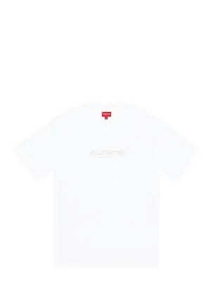 Supreme Beaded Logo Short-sleeve Top 'white' White