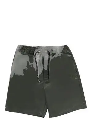 A BATHING APE Ape Head Relaxed Fit Shorts - Green