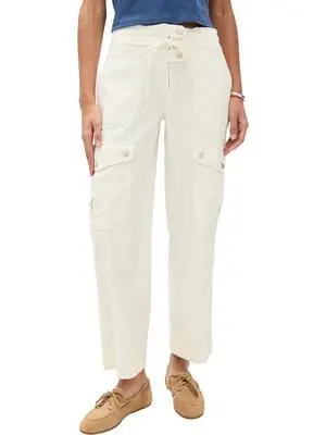 Free People Free People Park Ave Pants Ivory