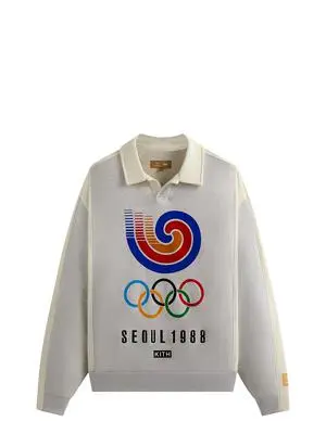 Kith For Olympics Heritage Nelson Collared Pullover - Grey