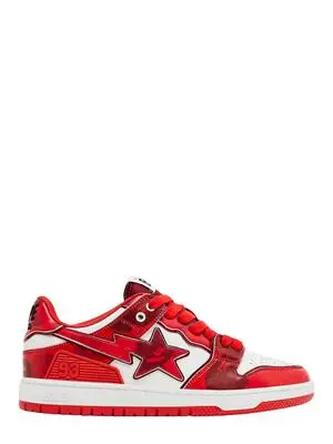 A BATHING APE Sk8 Sta #1 M2 Sneakers - Red