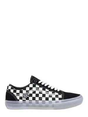 VANS Skate Old Skool 'glow In The Dark Checkerboard - Black