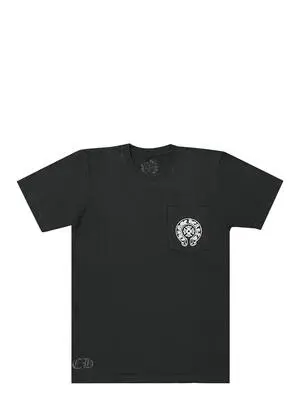 Chrome Hearts Beijing Exclusive Horseshoe Logo Pocket T-shirt - Black