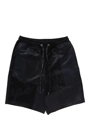 A BATHING APE Patchwork Basketball Shorts - Black