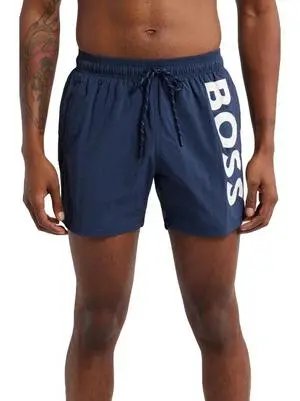 Hugo Boss Octopus Swim Trunks - Navy