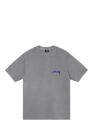StÜssy Arachnid Pigment Dyed Tee - Grey