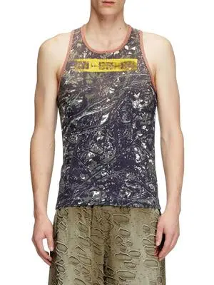 DIESEL® T-lifty Camouflage Tank - Very/ Black