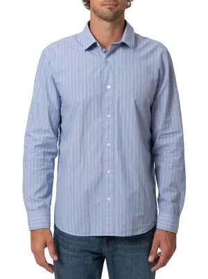 MAVI Stripe Cotton Button-up Shirt - Heather