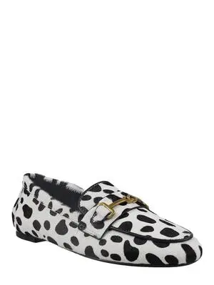 ARTISAN CRAFTED BY ZIGI Piz Calf Hair Loafer - Black Off White