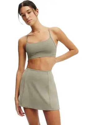 Cotton:on Active 365 Keyhole Crop Dusty Khaki