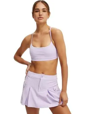 Cotton:on Active 365 Keyhole Crop Pastel Lilac