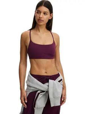 Cotton:on Active 365 Keyhole Crop Pickled Beet