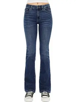 KANCAN Marla High Rise Skinny Bootcut Jeans - Medium Wash
